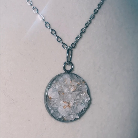 Jewelry | Handmade Natural Geode Necklace Oneofakind Handcrushed ...